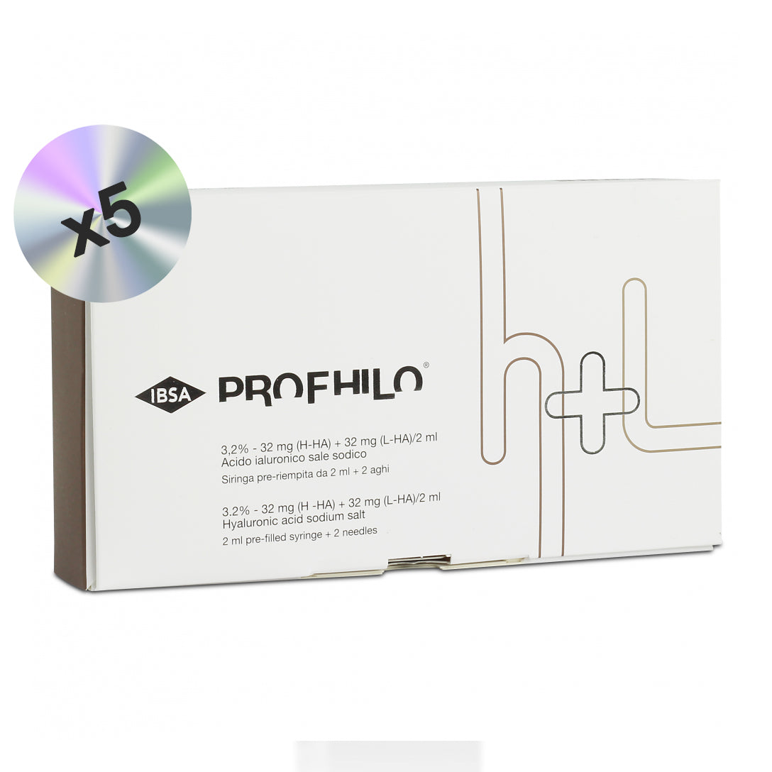 Buy FIVE BOXES Profhilo H+L (1x2ml) Online | Rosaderma — RosaDerma